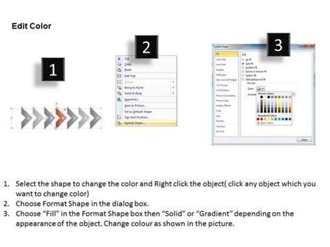 Ppt Correlated Shapes Arrows PowerPoint Horizontal Stages Templates
