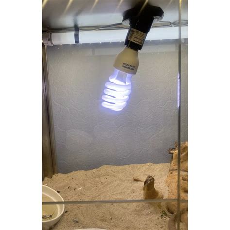 Ультрафиолетовая лампа для тропических рептилий в террариуме Uvb 5 0 26w цоколь Е27