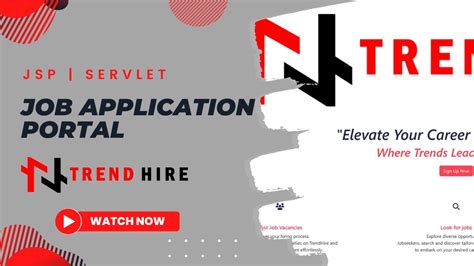 Online Job Application Portal Demo Jsp And Servlet Project Showcase