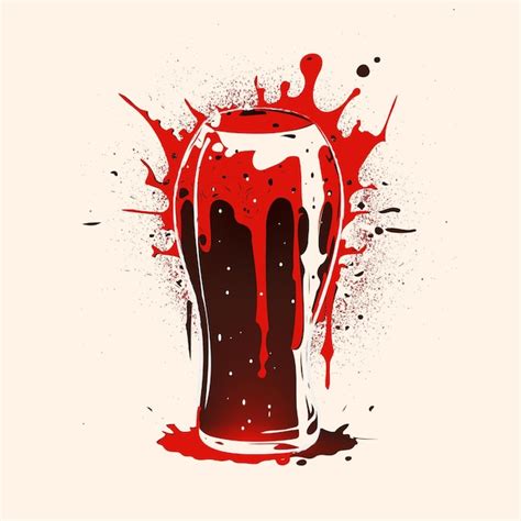 Coke Glass Art Design On Clothing Street Art Style With Spray Texture On Background Vector Eps