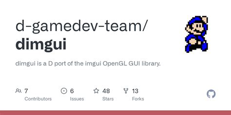 Github D Gamedev Team Dimgui Dimgui Is A D Port Of The Imgui Opengl Gui Library