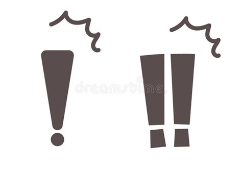 Exclamation Mark Speech Bubble Exclamation Stock Illustration