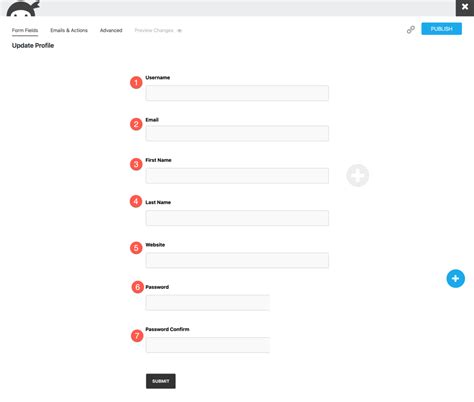 Wordpress User Profile How To Edit From The Front End Ninja Forms