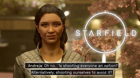 Andreja Being The Best Companion In Starfield For 3 Minutes Youtube