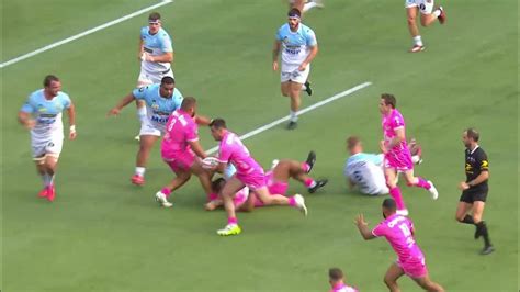 Top 14 Essai De Julien Delbouis Sfp Stade Français Paris Aviron Bayonnais Youtube