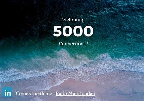 Rathi Manikandan On Linkedin Milestone Networking Grateful