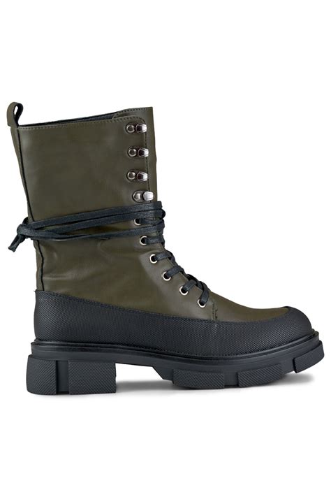 Bocanci Dama Cu Sireturi Verde Marimea 38 Eu Emag Ro