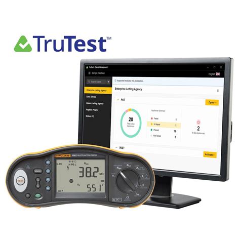 Fluke 1662 Multifunction Tester With Trutest Data Management Software Kit Testersie