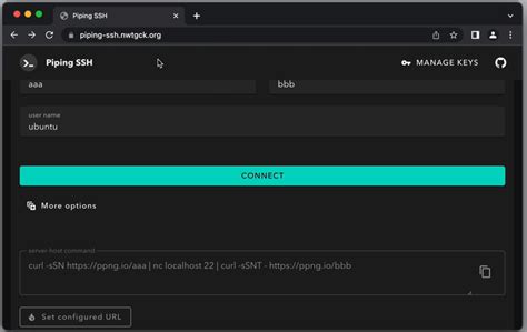 Github Nwtgckpiping Ssh Web Ssh Over Via Piping Server On Web