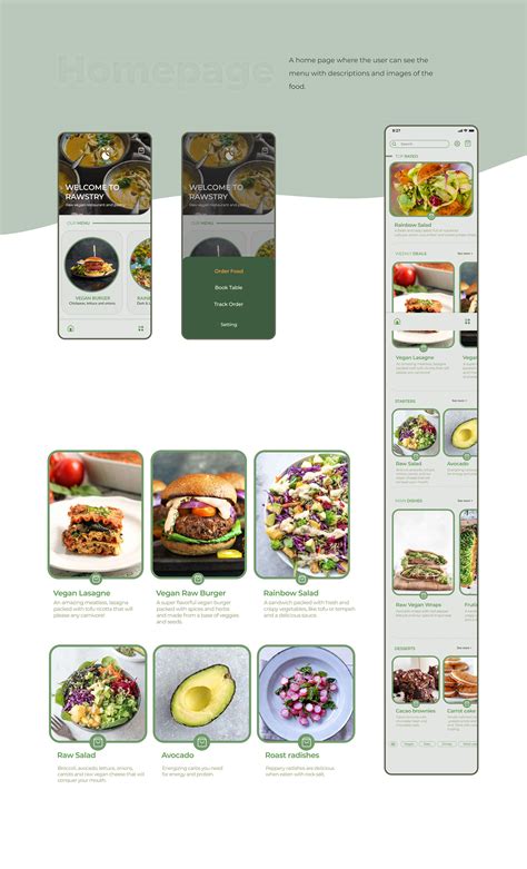 Vegan Restaurant App Design UIUX On Behance