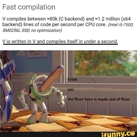 Fast Compilation V Compiles Between C Backend And 1 2 Million