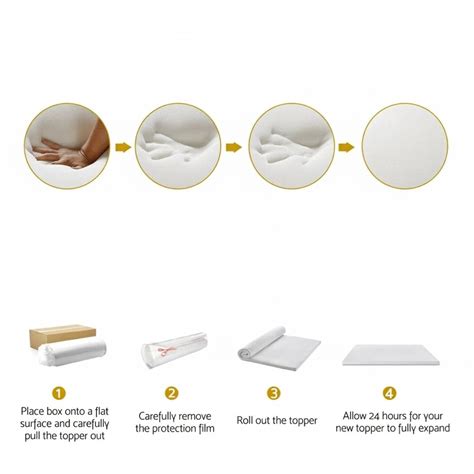 Giselle Bedding Memory Foam Mattress Topper 7 Zone 8cm Single Single