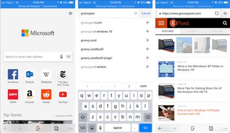 Microsoft Edge Now Available For Apple IOS And Android