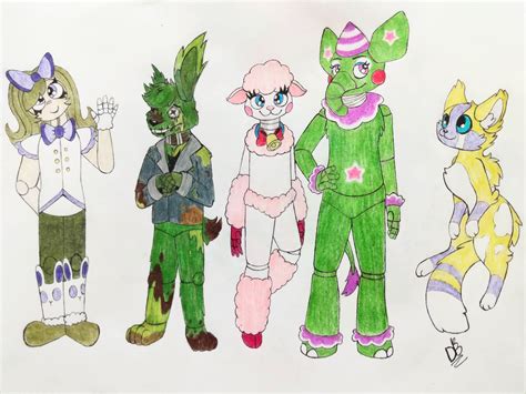 New Fnaf Ocs By Declanbunny On Deviantart
