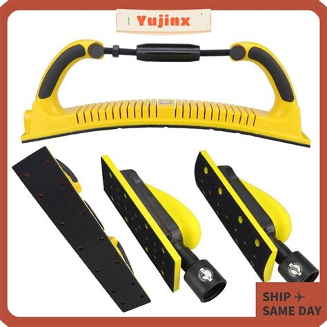 YUJINX Adjustable Radius Flex Longboard Sanding Blocks Loop Backing Hand Sanding File Block