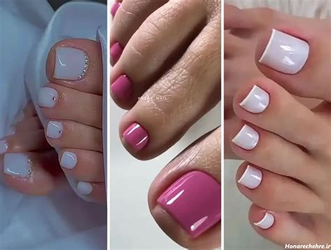 84 عکس از طراحی ناخن پا جدید با رنگ های جذاب و خلاقیت بی‌نظیر