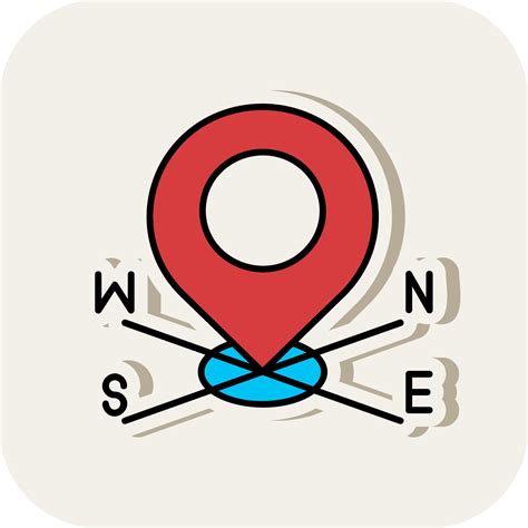 Corrdinate Line Filled White Shadow Icon 41689534 Vector Art At Vecteezy