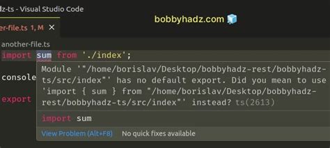Module Has No Default Export Error In Typescript Solved Bobbyhadz