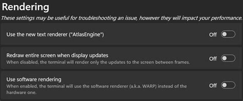 Graphical Glitches When Using Hardware Rendering · Issue 15199 · Microsoftterminal · Github
