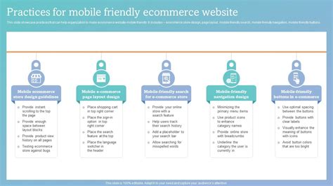 How To Increase Ecommerce Website Practices For Mobile Friendly Ecommerce Website Ppt Powerpoint