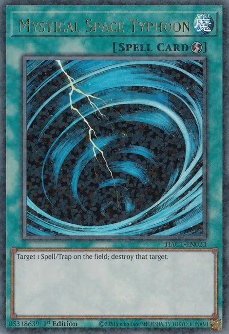 Mystical Space Typhoon Yu Gi Oh Wiki Fandom