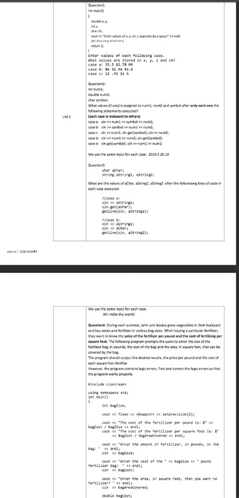 Can You Please Write A Program In C And A Pseudo