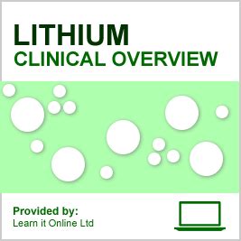 Lithium Prescribing And Monitoring In Clinical Practice