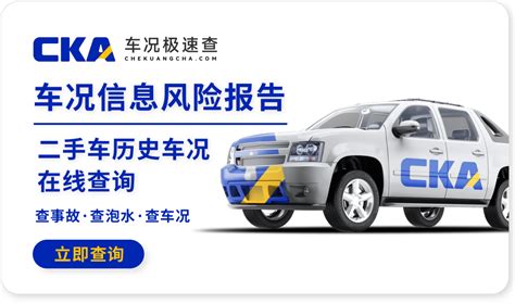 车况速查 车辆历史车况信息报告查询
