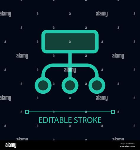 Tree Diagram Pixel Perfect Glassmorphism Ui Icon For Dark Theme Stock Vector Image And Art Alamy