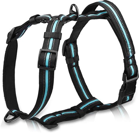 Pupteck No Pull Dog Harness With Lift Handle For Large