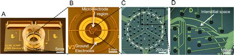 Microelectrode Array Design A Completed Device With Well And Download Scientific Diagram