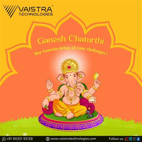 Ganesh Chaturthi Remover God Itandsoftware Itahm Itindustry Itjobs Ithub Teamvaistra