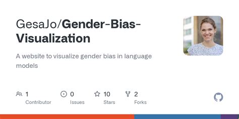 Github Gesajogender Bias Visualization A Website To Visualize Gender Bias In Language Models