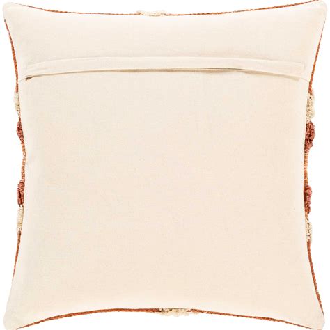Lacey Pillow Beigeburnt Orangebright Orange