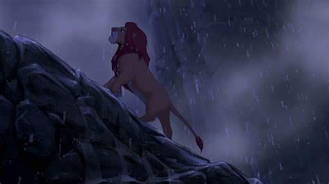 Simba Roaring On Pride Rock