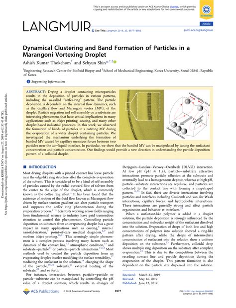 Pdf Dynamical Clustering And Band Formation Of Particles In A