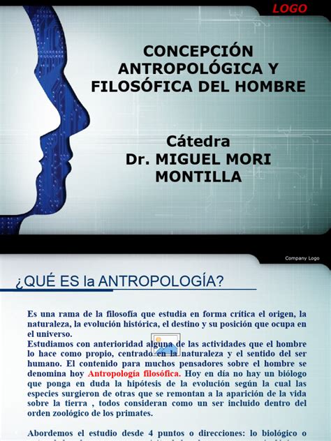 Antropología Filosófica Del Hombre Pdf Antropología Educación En