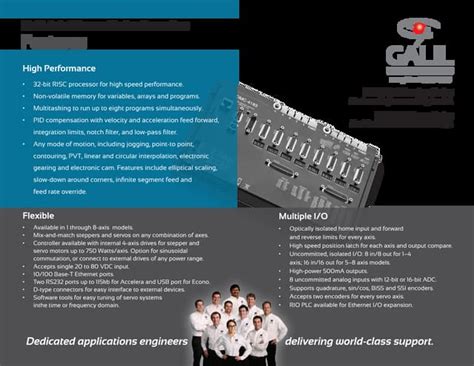 galil multi axis motion controller brochure pdf computer peripherals computing