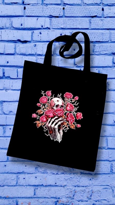 Супер Яката Дизайнерска Еко Памучна Торба Еко Чанта Ежедневно Чанте с Дълги Дръжки в Черен