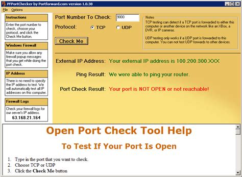 Open Port Check