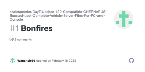 Bonfires Issue Scalespeeder DayZ Update Compatible CHERNARUS Boosted Loot Complete