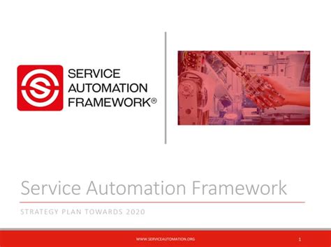Service Automation Framework Towards 2020 Pdf Internet Computing