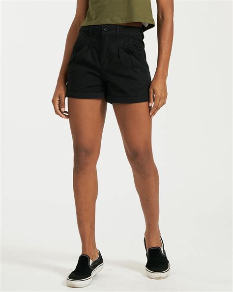 Shorts Volcom Frochickie Trouser Preto Volcom Brasil Loja Oficial