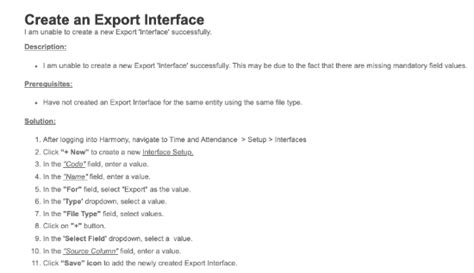 Your Client Create An Export Interface