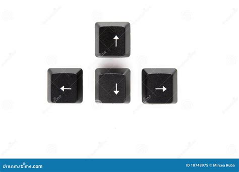 Isolated Arrows From Computer Keyboard Stock Image Image Of Enter