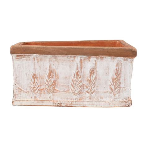 Rustic Garden Small Rectangular Planter Vietri