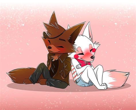 Cute Love By Cristalwolf567 Anime Mangle And Foxy Hd Wallpaper Pxfuel