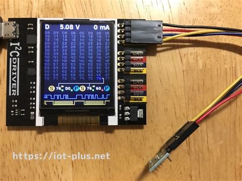 I2c Driverをpythonで制御してi2c通信を見える化 Iot Plus