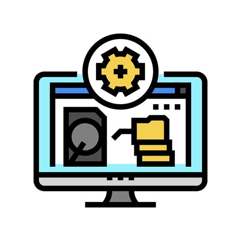 Data Recovery Repair Computer Color Icon Vector Illustration 28220212 Vector Art At Vecteezy