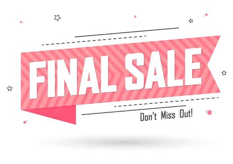 Premium Vector Final Sale Poster Design Template Or Banner For Shop